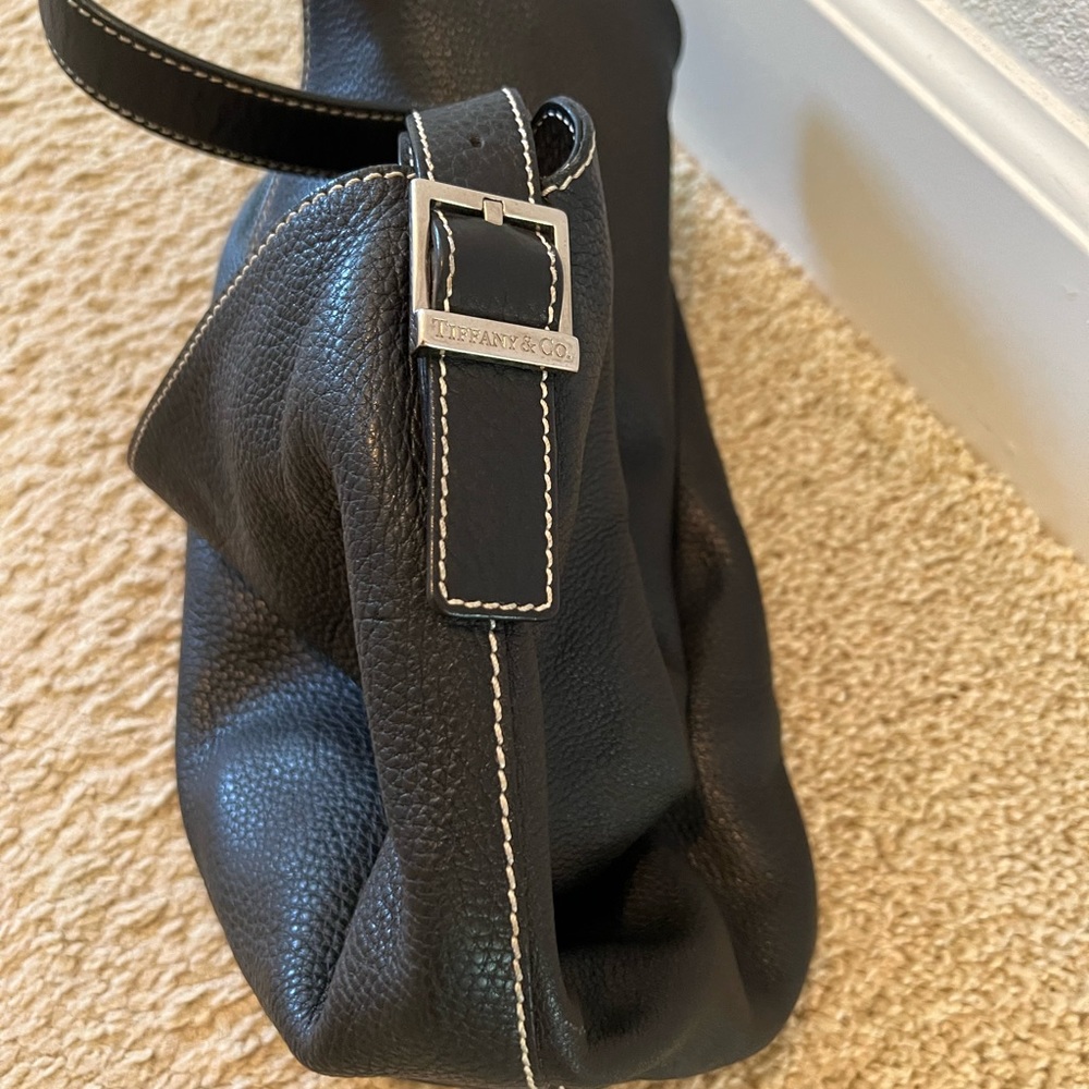 Rare Authentic Grain Taylor Tiffany & Co. Hobo Bag - Gem